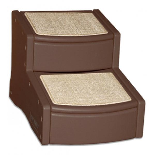Rosewood 2 Step Stairs for Dogs - Tan Chocolate – Paw Pet