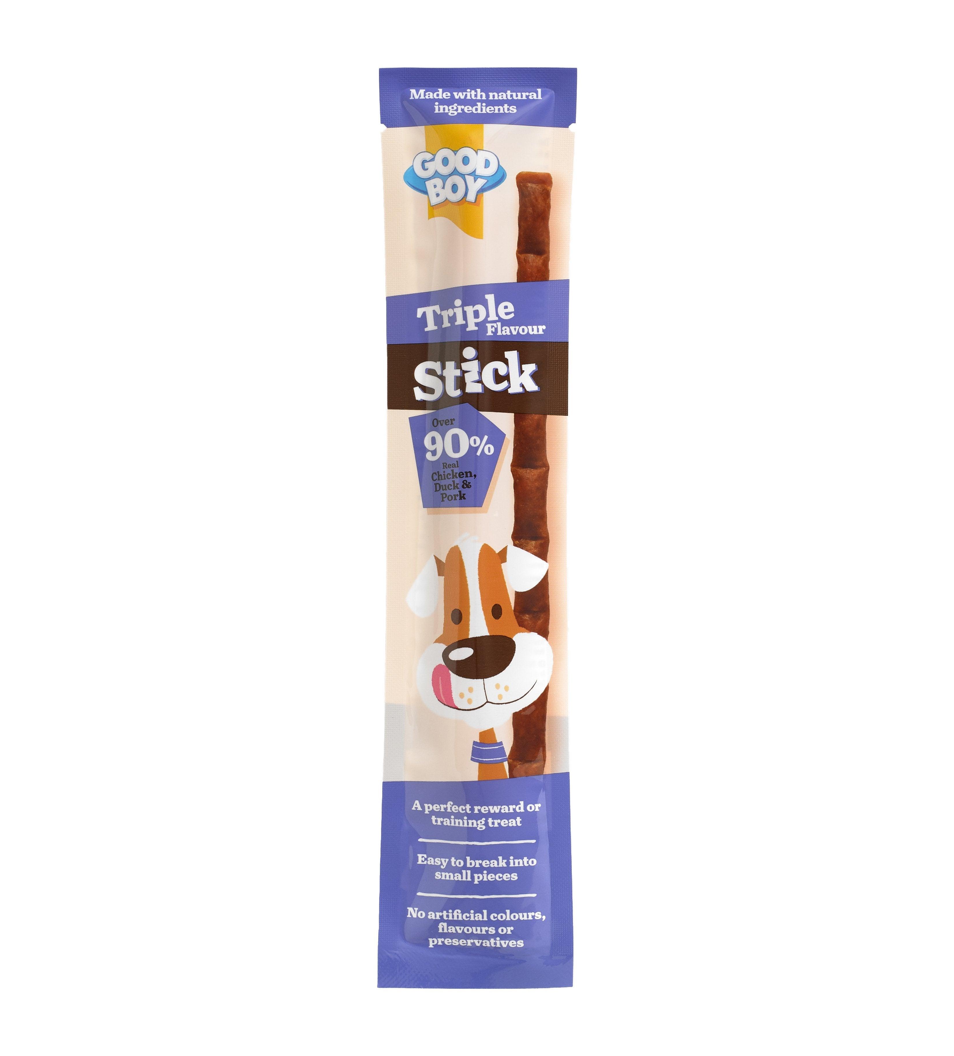 Good Boy Triple Flavour (Chicken, Duck and Pork) Stick 15g – Paw Pet