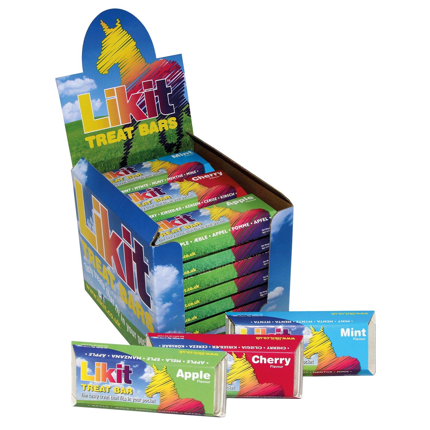 Likit Treat Bar Assorted Flavours 90G 24 Pack Apple, Cherry & Mint ...