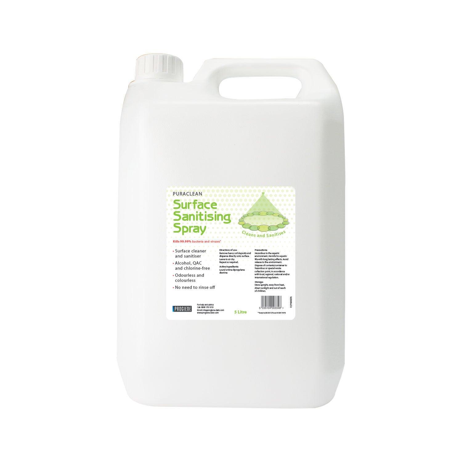 Nettex Puraclean Surface Sanitising Spray 5ltr – Paw Pet