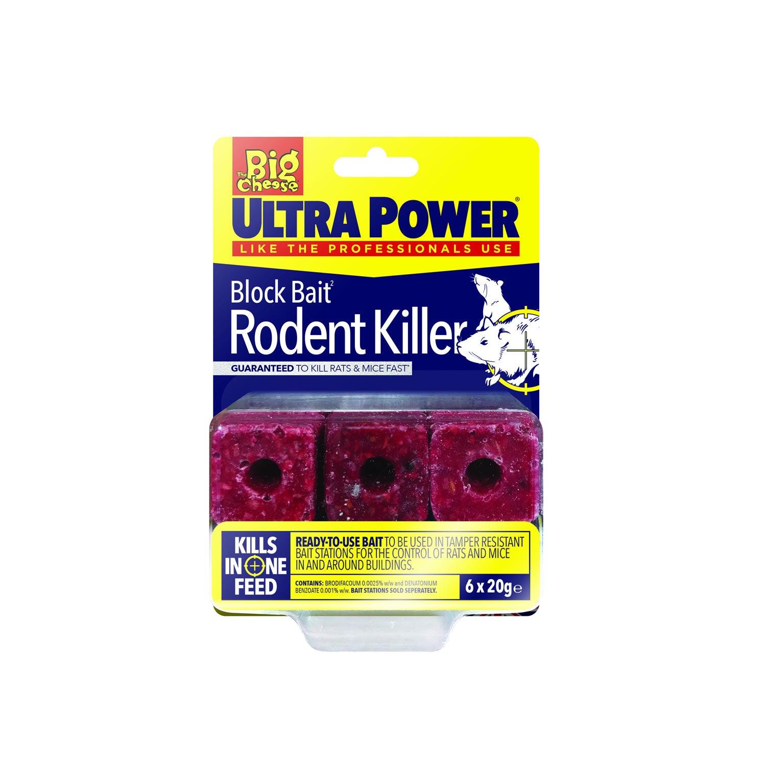 THE BIG CHEESE ULTRA POWER BLOCK BAIT RODENT KILLER – Paw Pet