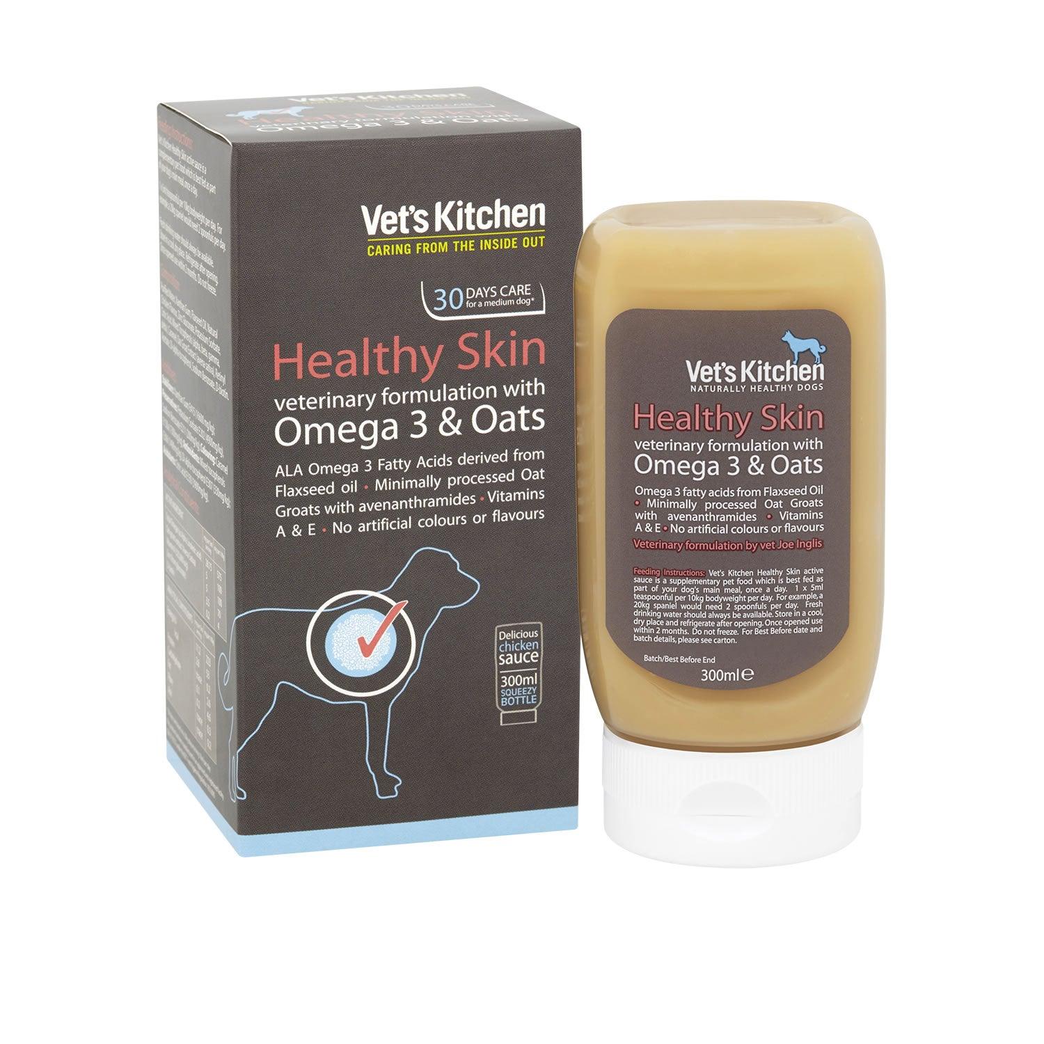 Vet'S Kitchen Healthy Skin Omega 3 & Oats 300Ml – Paw Pet